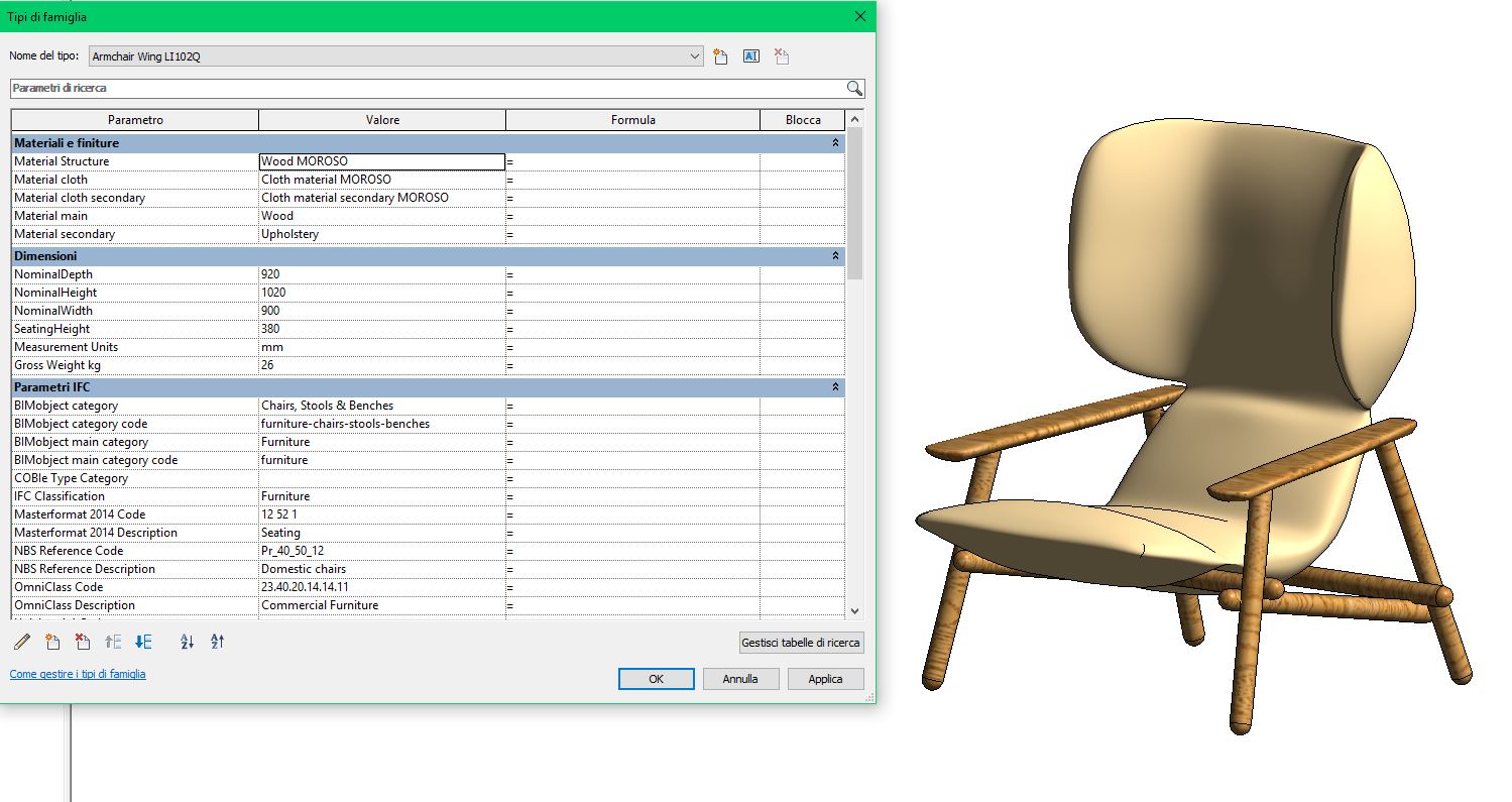 Sviluppo di modelli digitali BIM per l’arredo: Moroso. | tre.digital